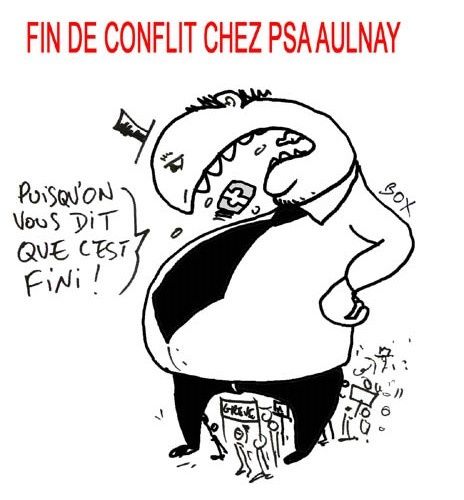 A PSA, fin de conflit ? - DESSINS DE BOX A PSA, fin de conflit ? - DESSINS DE BOX