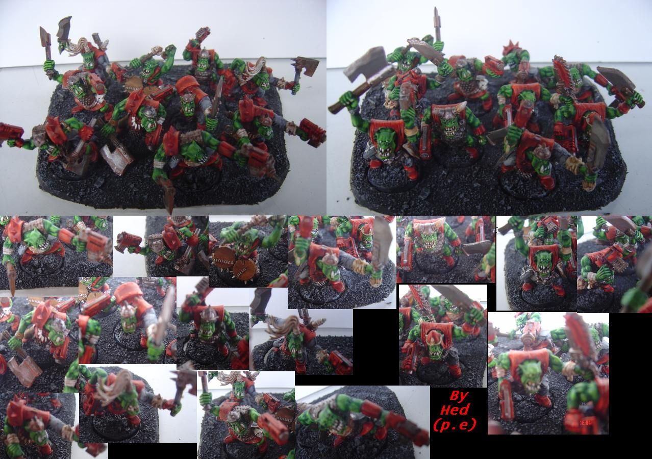 suivi de la création de mon armée ork - hedpe
