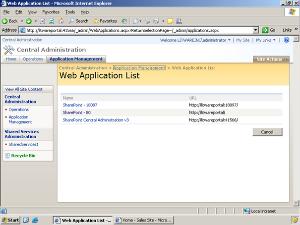 SOUSSI Imed Visual LAB : Sharepoint 2007 N : 5 - Administration de Microsoft® Office SharePoint ...