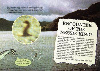 Images Nessie et Loch Ness. - Nessie