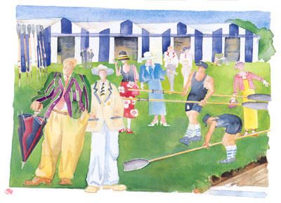 Peinture d'aviron par Pam Williams . . . - fototac l'aviron 100 % humour