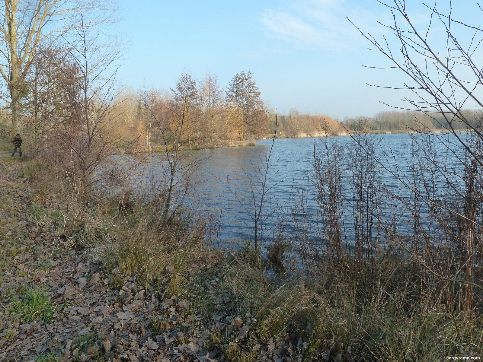 Promenade début mars aux étangs de Cergy