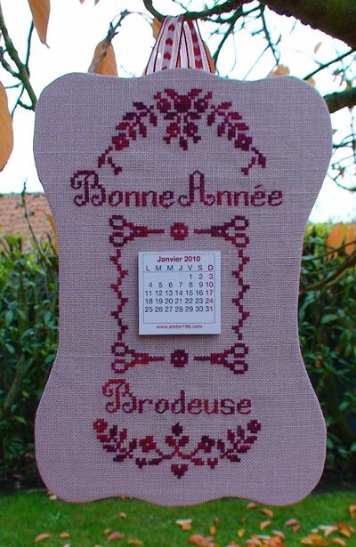 Deux nouveaux calendriers brodés ! - Bohemia, le blog d'Atelier 196 et ...