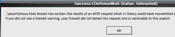 DEFENSEWALL TEST Part 1 - le blog security