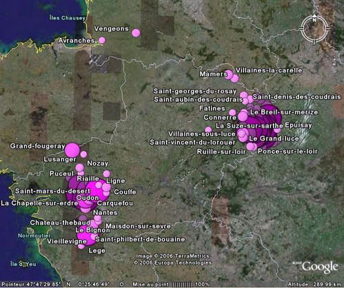 Editez une carte de vos origines grâce à GeoGed et Google Earth ...