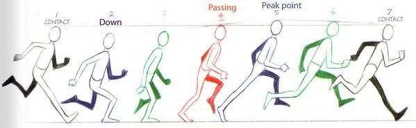 Animation Du Cycle De Course