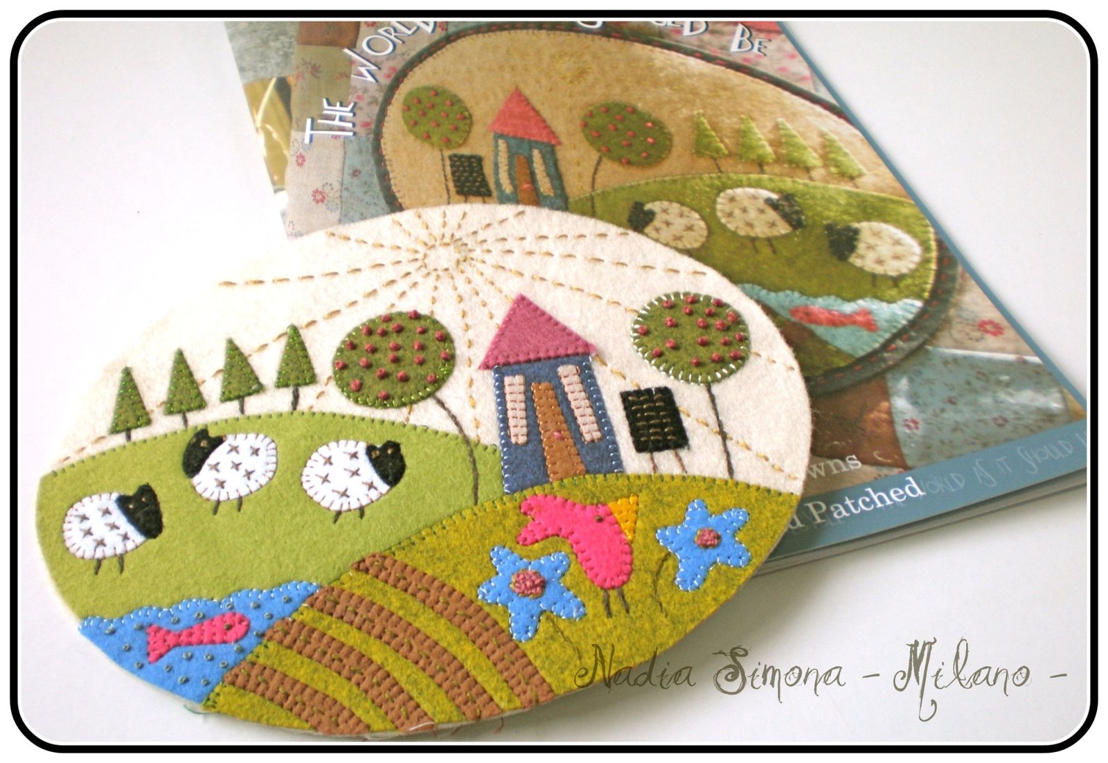 Appliquè in feltro. - '~~~~♥ Nadia Simona ♥~~~~'