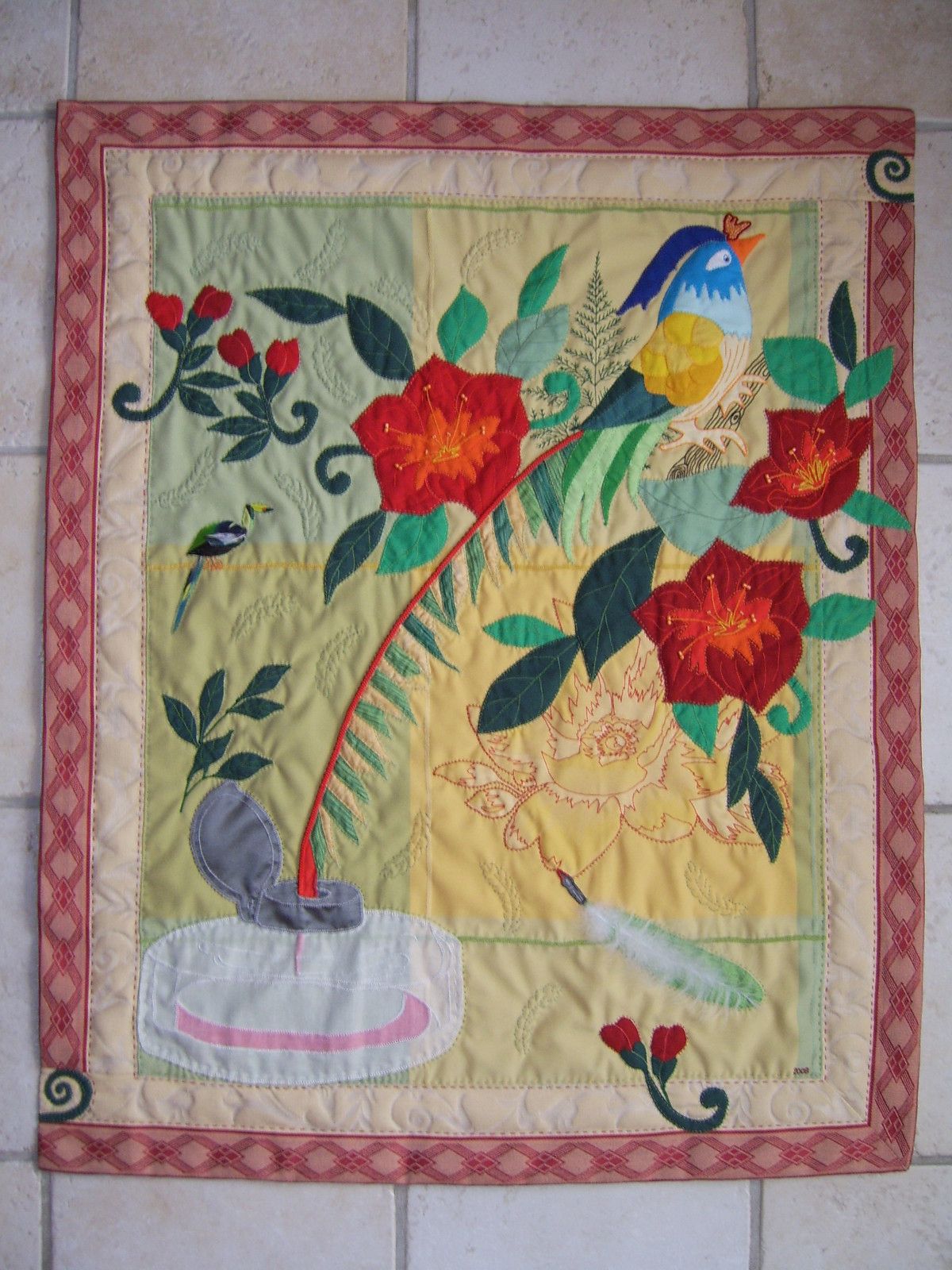 PATCHWORK D'EFFEBE - Confection de tableaux en tissus, patchwork et ...