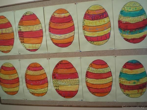 Nos oeufs de pâques - Vie à la maternelle