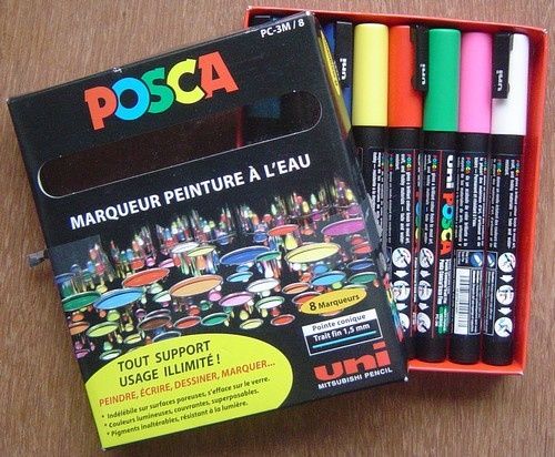 Feutres Posca - Gaminezarbie et le scrap