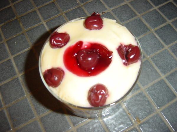 le dessert du réveillon de nouvel an : Verrine biscuit moelleux ...