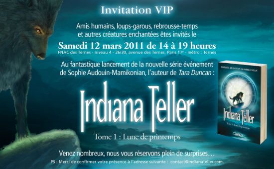Indiana Teller (1) : Lune de printemps, de Sophie Audouin-Mamikonian ...