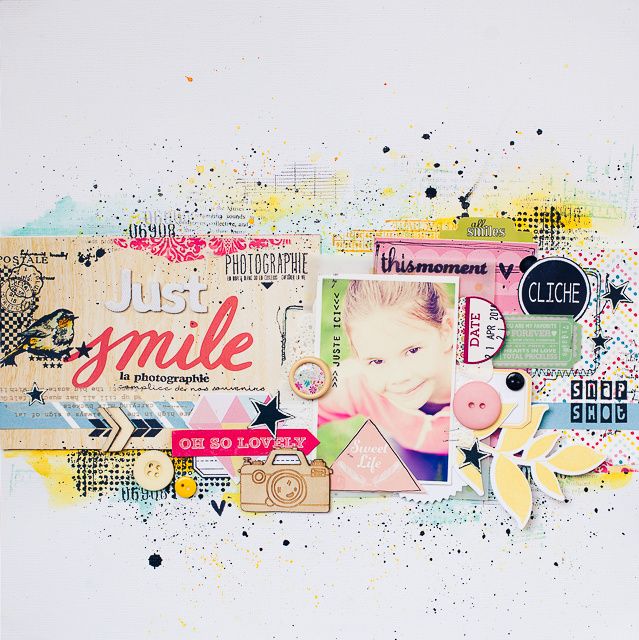 Skc kit de Juin : just smile - le blog lescreademaska