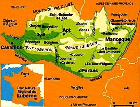 Ou Se Trouve Le Luberon Sur La Carte De France | My blog