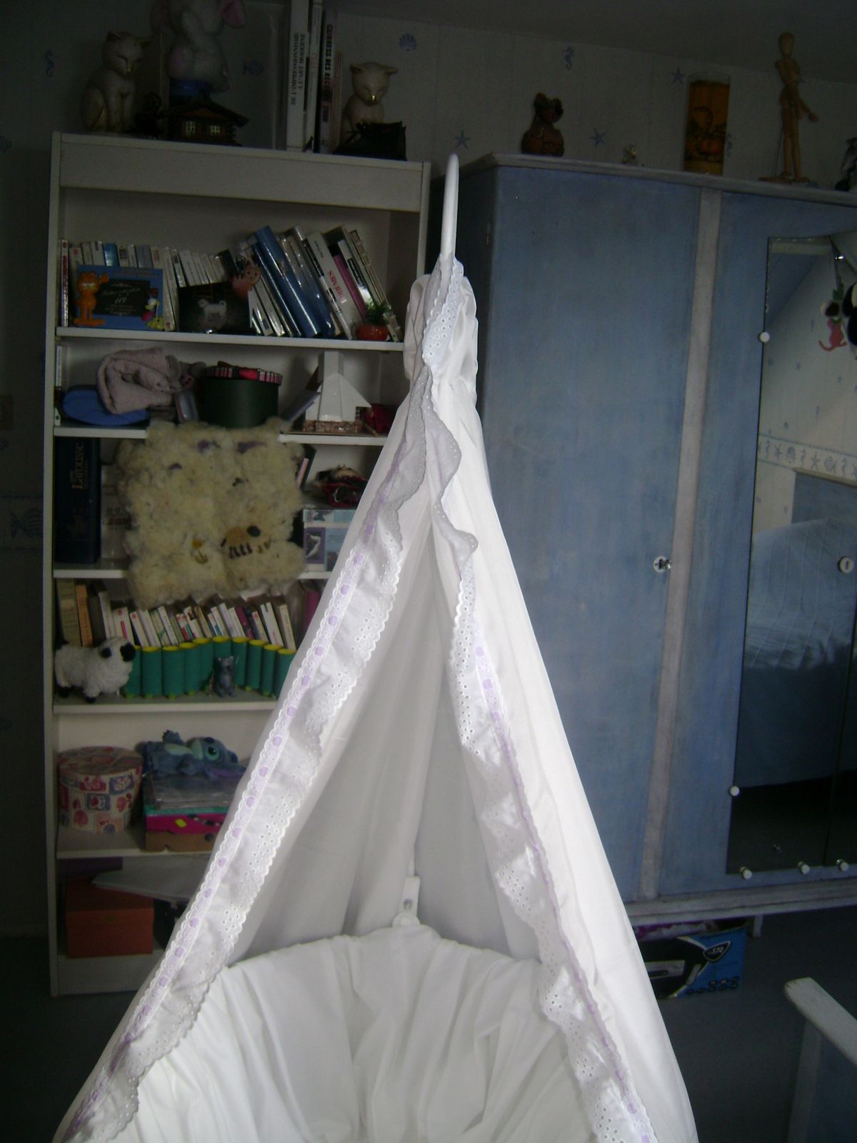 Habillage du berceau - Lili et Grignote fibres textiles