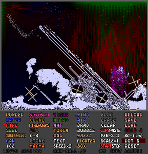 Powder Game - Frost, la séléction des meilleurs jeux gratuits du net