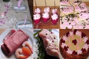 Menu tout rose pour l'anniversaire de ma choupinette... - La cuisine ...
