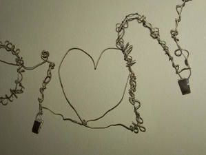 Porte photo en fil de fer - La déco de la tiote: idées créatives à ...