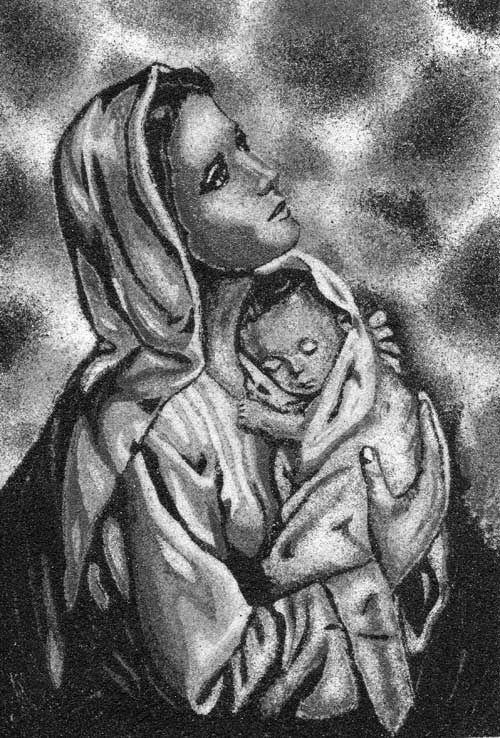 Tableau de sable : Portrait d'un Tsaatan - Artiste peintre Bretagne ...