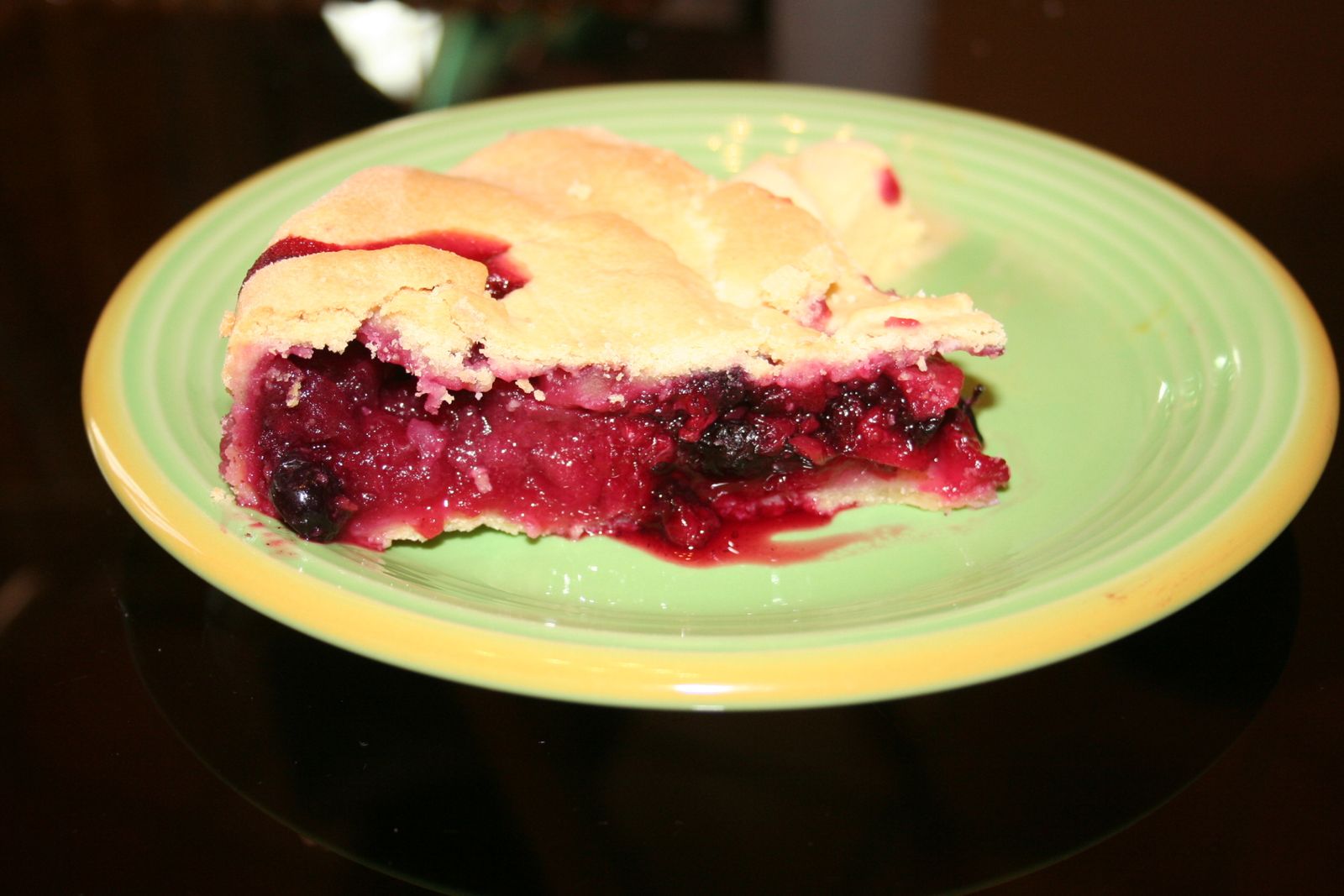 Apple pie aux fruits rouges - Le blog de julie