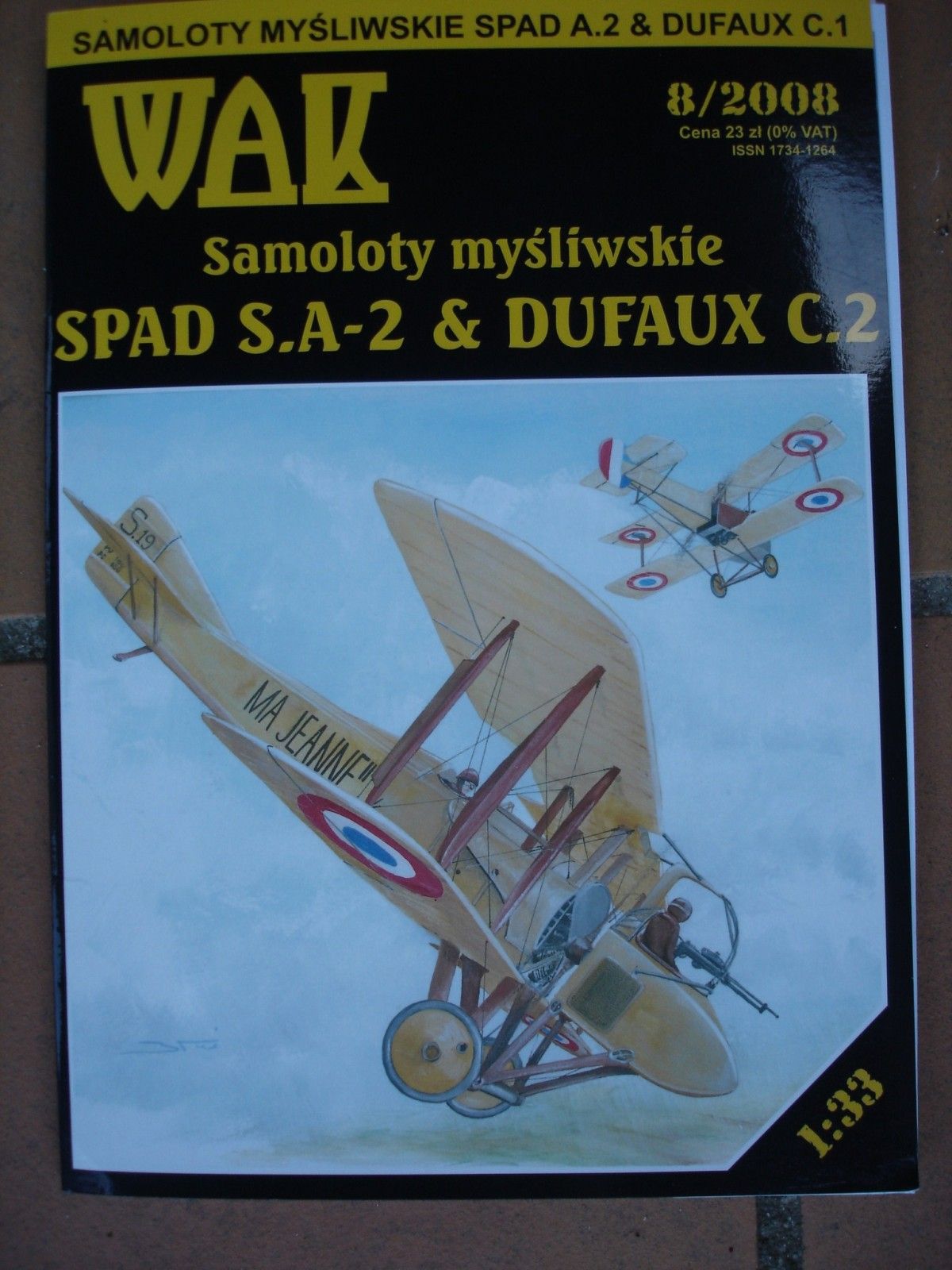 SPAD S.A-2 - MAQUETTES PAPIER
