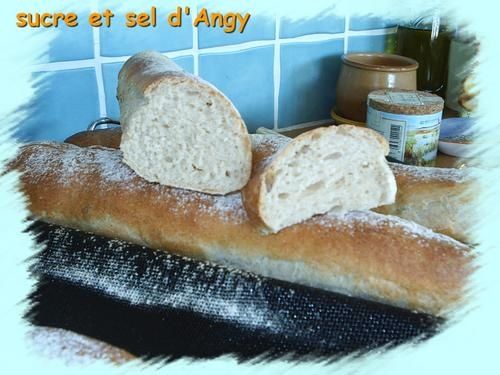 BAGUETTES AVEC POOLISH A LA FAIRINE 5 CEREALES - Sucre et sel d'Angy