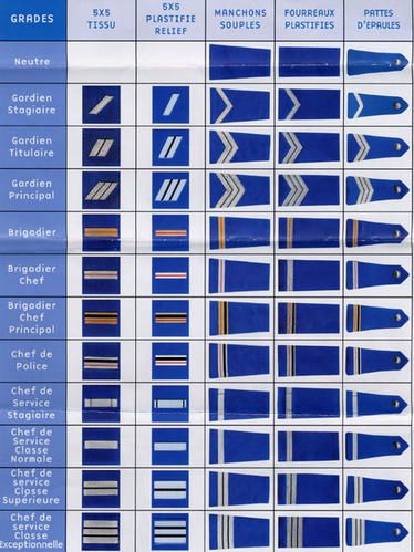 Les Grades dans la Police Municipale - Les Forces de l'ordre Françaises
