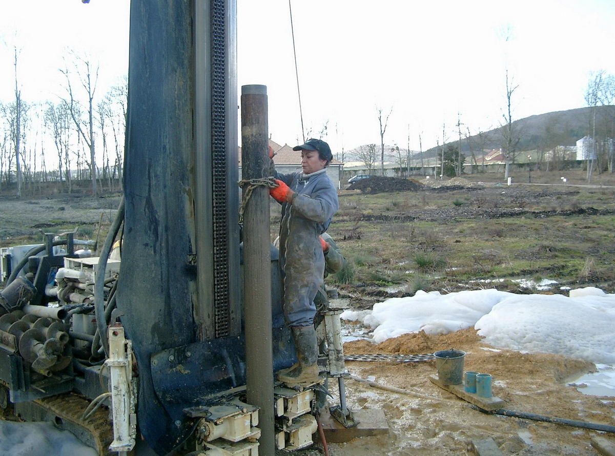 Le forage - Notre maison à Veil-Picard