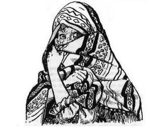 Luisa pleure de se voir si laide en ce miroir - Le coin du Lutain