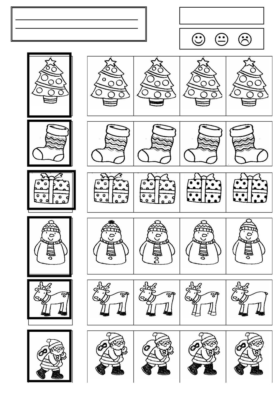 discrimination visuelle - chez Camille
