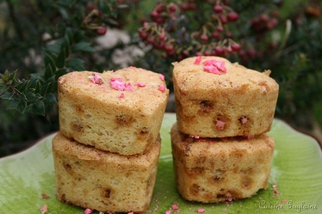 ^^Financiers aux pralines roses^^ - La Cuisine de Guylaine