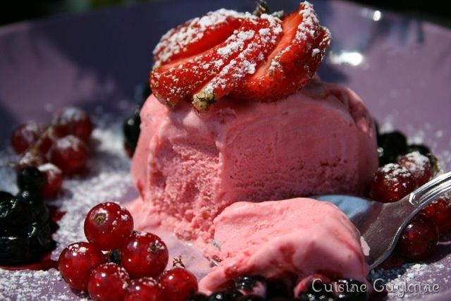 ^^Glace aux fruits rouges et coquelicot^^ - La Cuisine de Guylaine