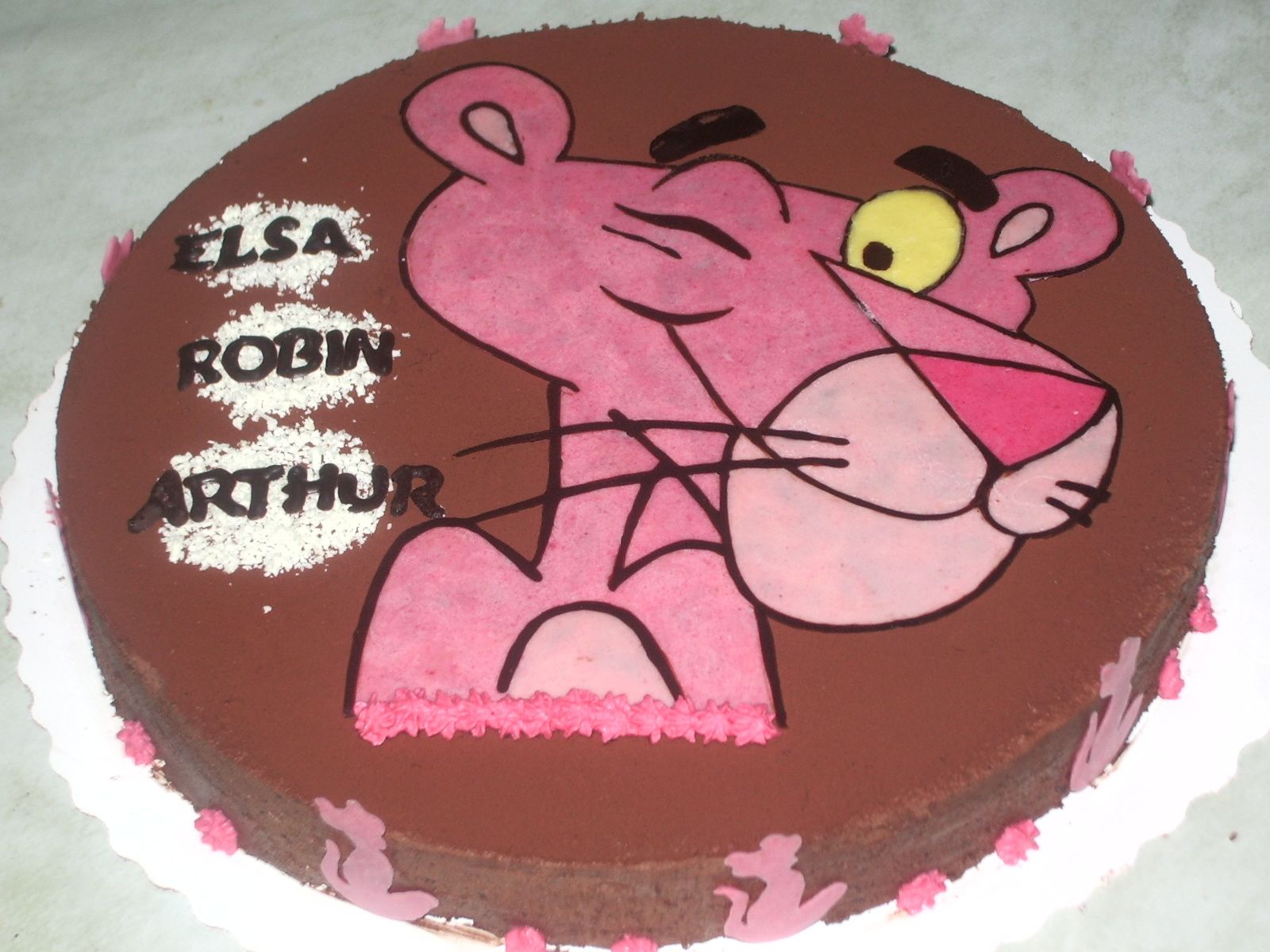 gateau la panthère rose - Le blog de lauralex