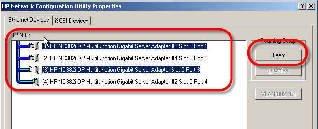 [Serveur HP ProLiant] Créer un teaming de cartes réseau - Windows ...