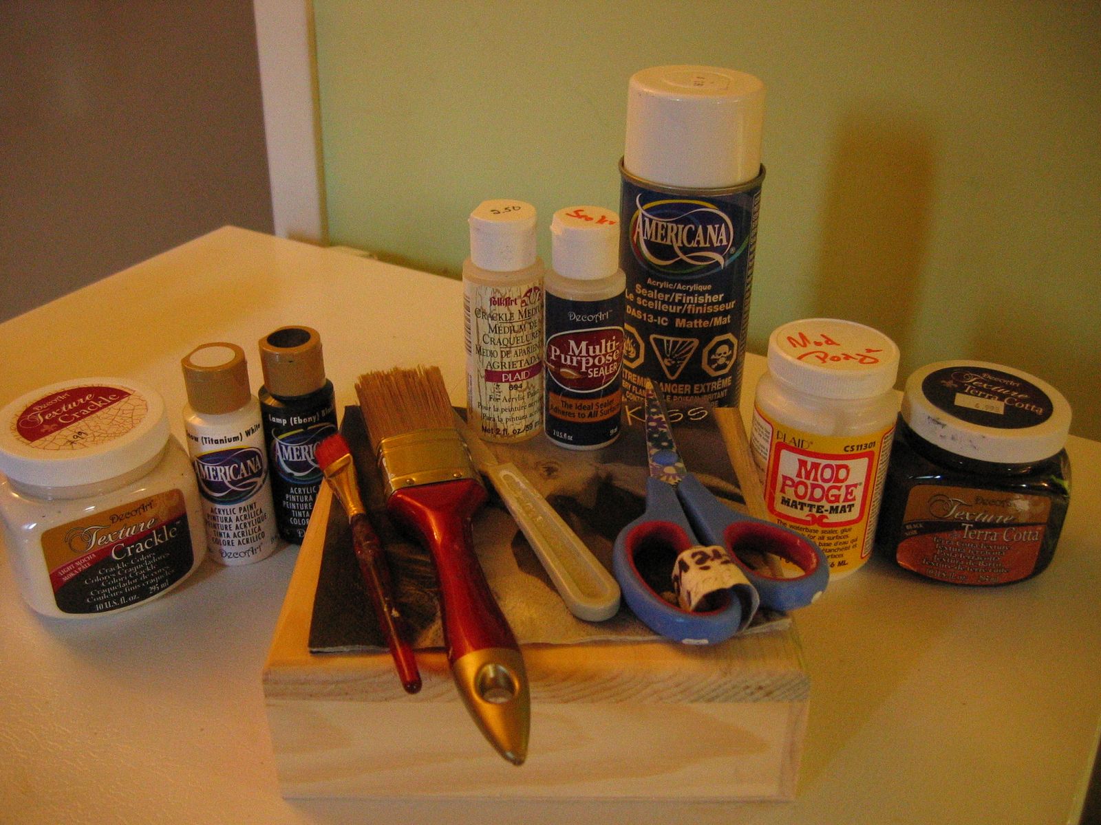 Technique serviettage boite relief - Blanchepassion