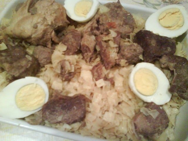 Trida Algérienne a la viande (pate Algérienne a la viande) - Le blog de ...