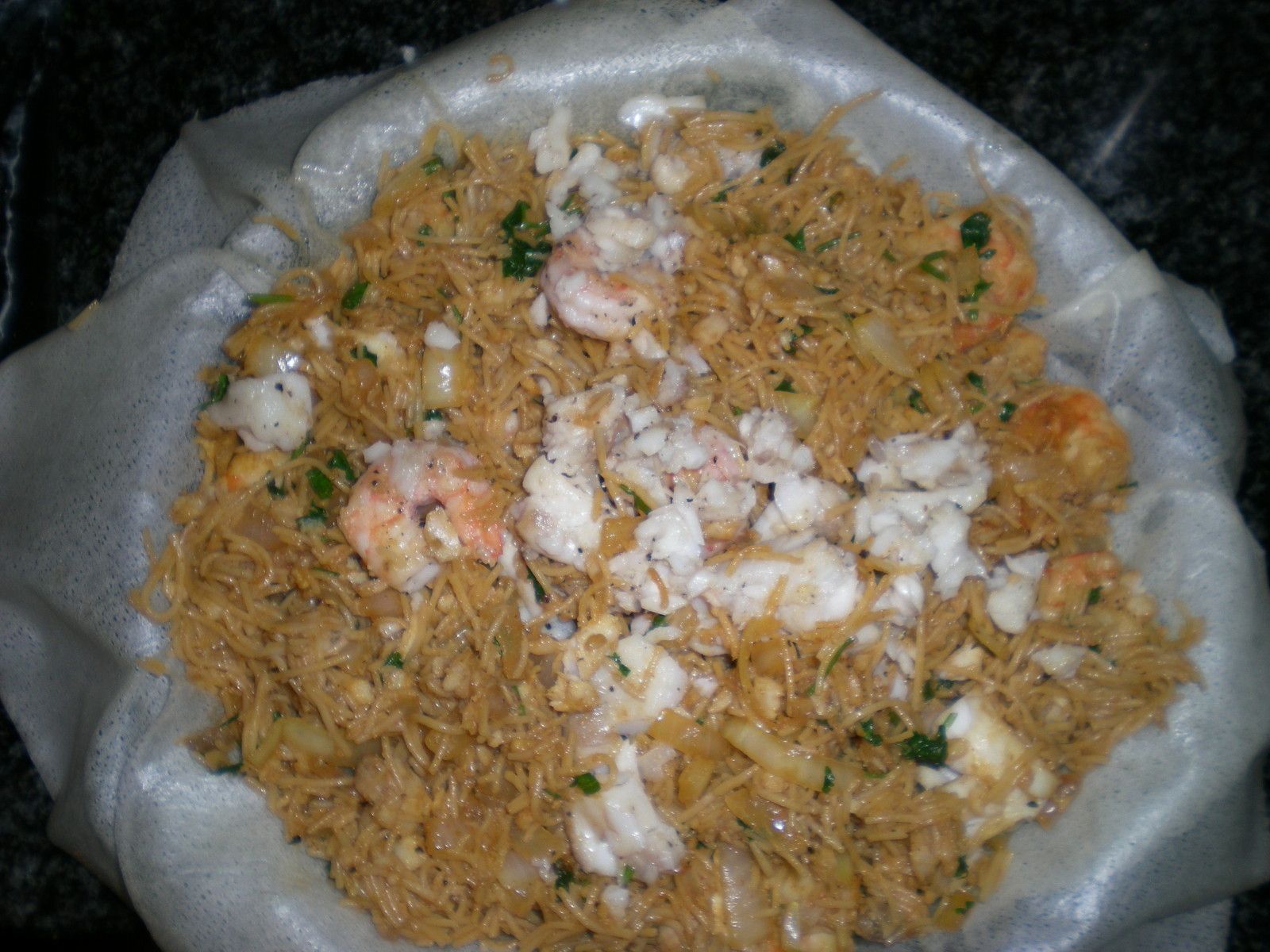 Morrocan seafood pastilla - kitchen world