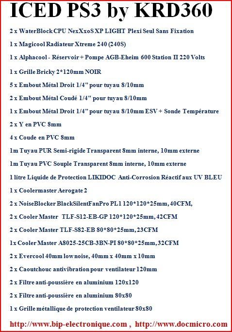 ICED PS3 60go The infinte Game by Watercooling KRD360 - Le blog de krd360