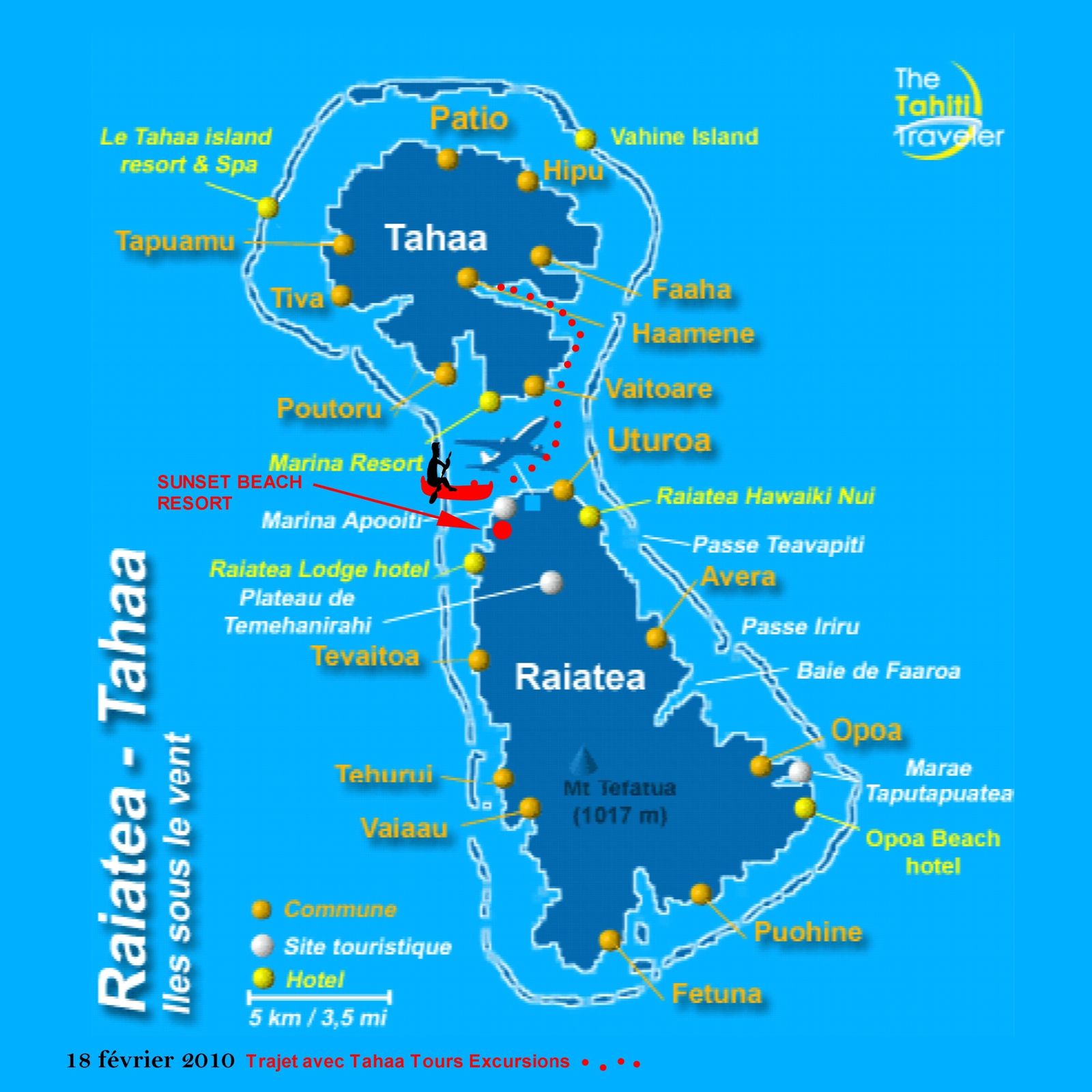 RAIATEA - TAHAA - PRESENTATION - Les 4D : De Paris à Tahiti