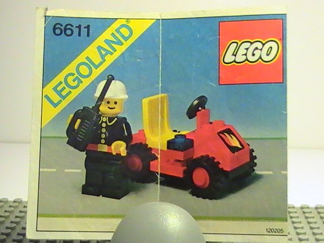 LEGO n° 6611 de 1981- La mini voiture de pompier - Le blog de ...