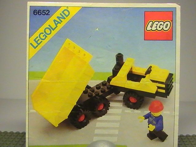 LEGO n°6652 de 1983 - Le dumper TP. - Le blog de jfamuséetrainHO