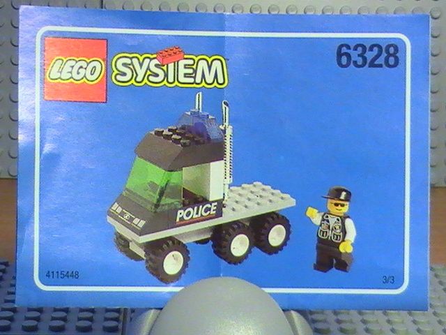 Légo n°6328 de 1998 - Police hélitransport. - Le blog de jfamuséetrainHO