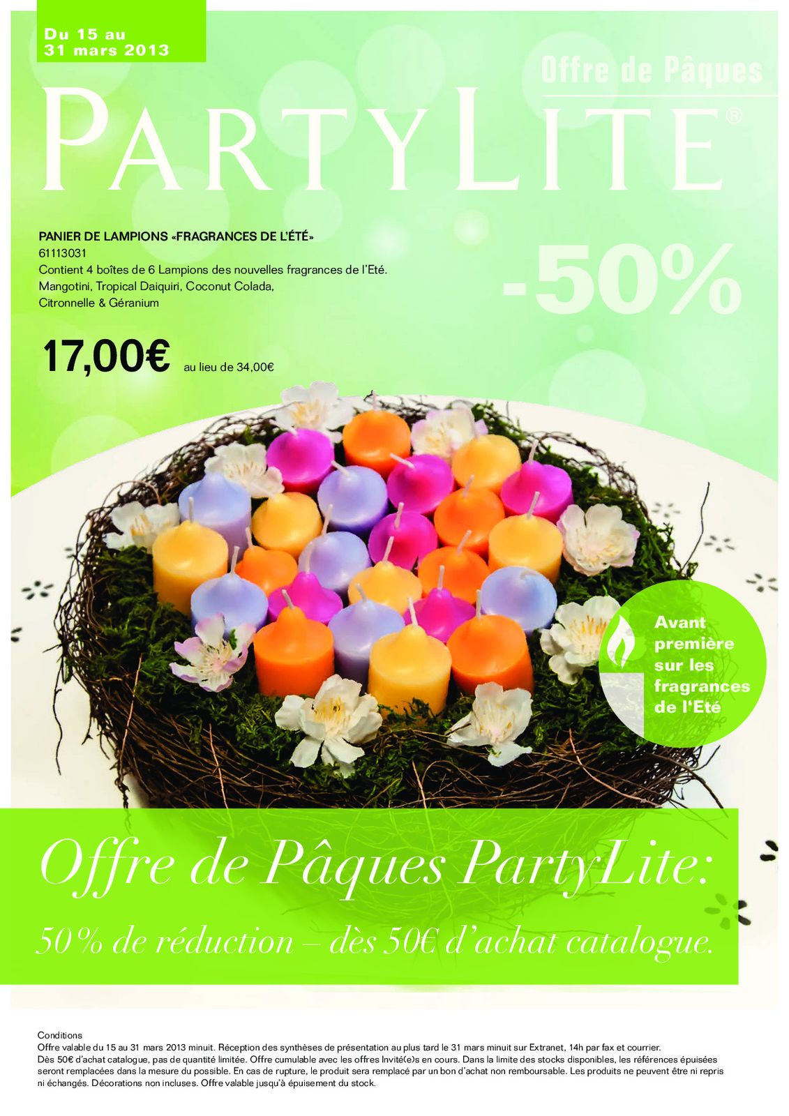 Offre de Pâques - Stéphanie Graziani - PartyLite