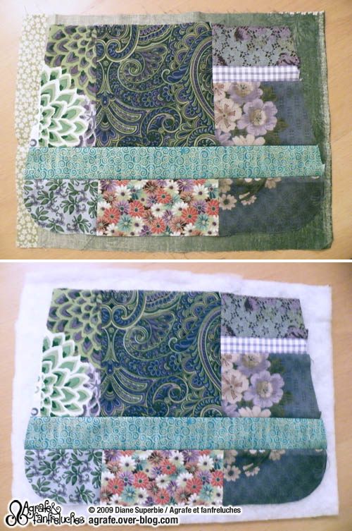 PATCHWORK : Le quilting ou matelassage - Agrafe et fanfreluches