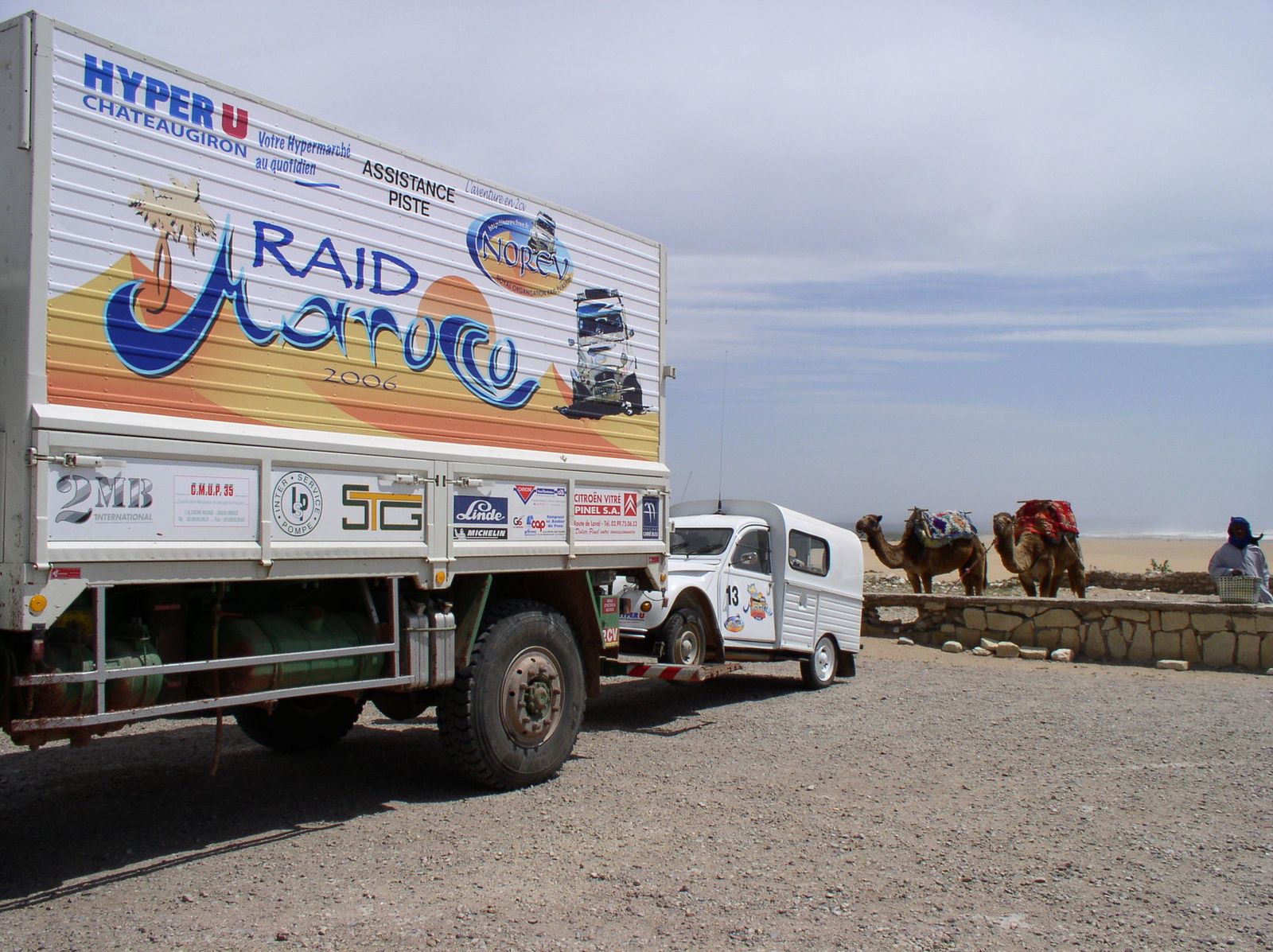 Raid Marrocco 2006 - raid 2cv préparation