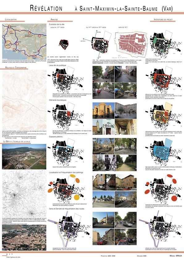Planches de Rendu - Book de Magali Braja, Architecte-Paysagiste de Lullier