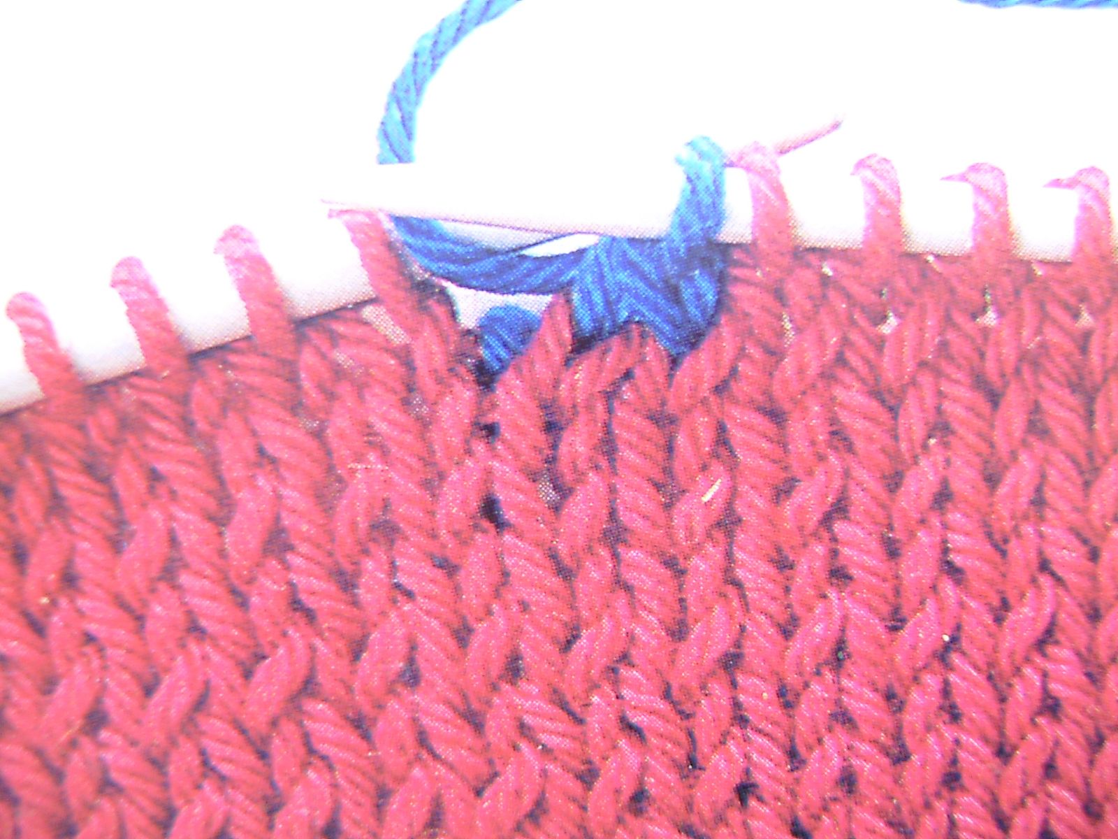 Apprendre a tricoter surjet simple