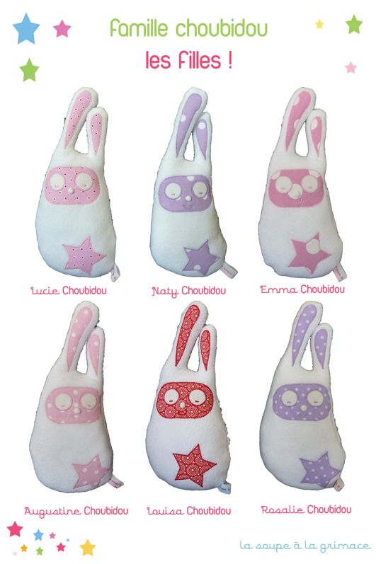 la famille des doudous choubidou - La soupe à la grimace