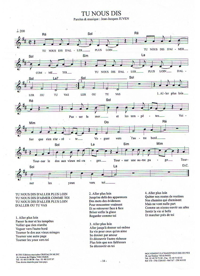 Album - Partitions - Le blog de Miss Dominique