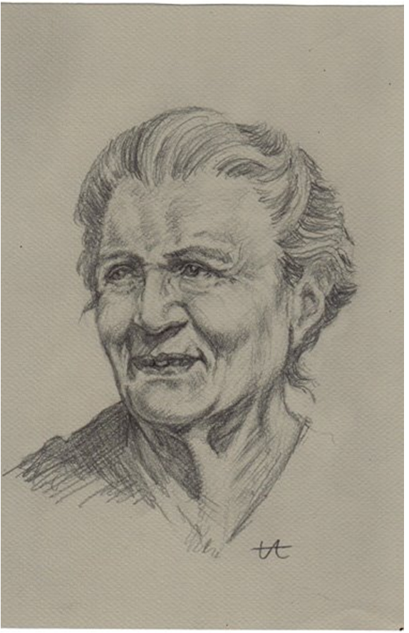 Portrait vieille femme - Le blog de portraitiste_pau